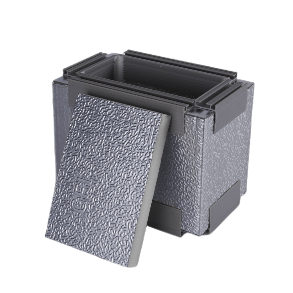 PIR Pre-insulated Duct Panel with 80 micron Aluminum Foil - GFI