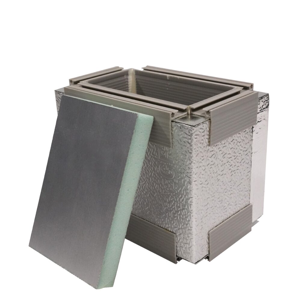 PIR Air Duct Panel with Smooth Aluminum Foil