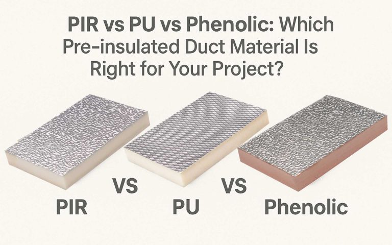 PIR vs PU vs Phenolic: Which Pre-insulated Duct Is Right for You? - GFI