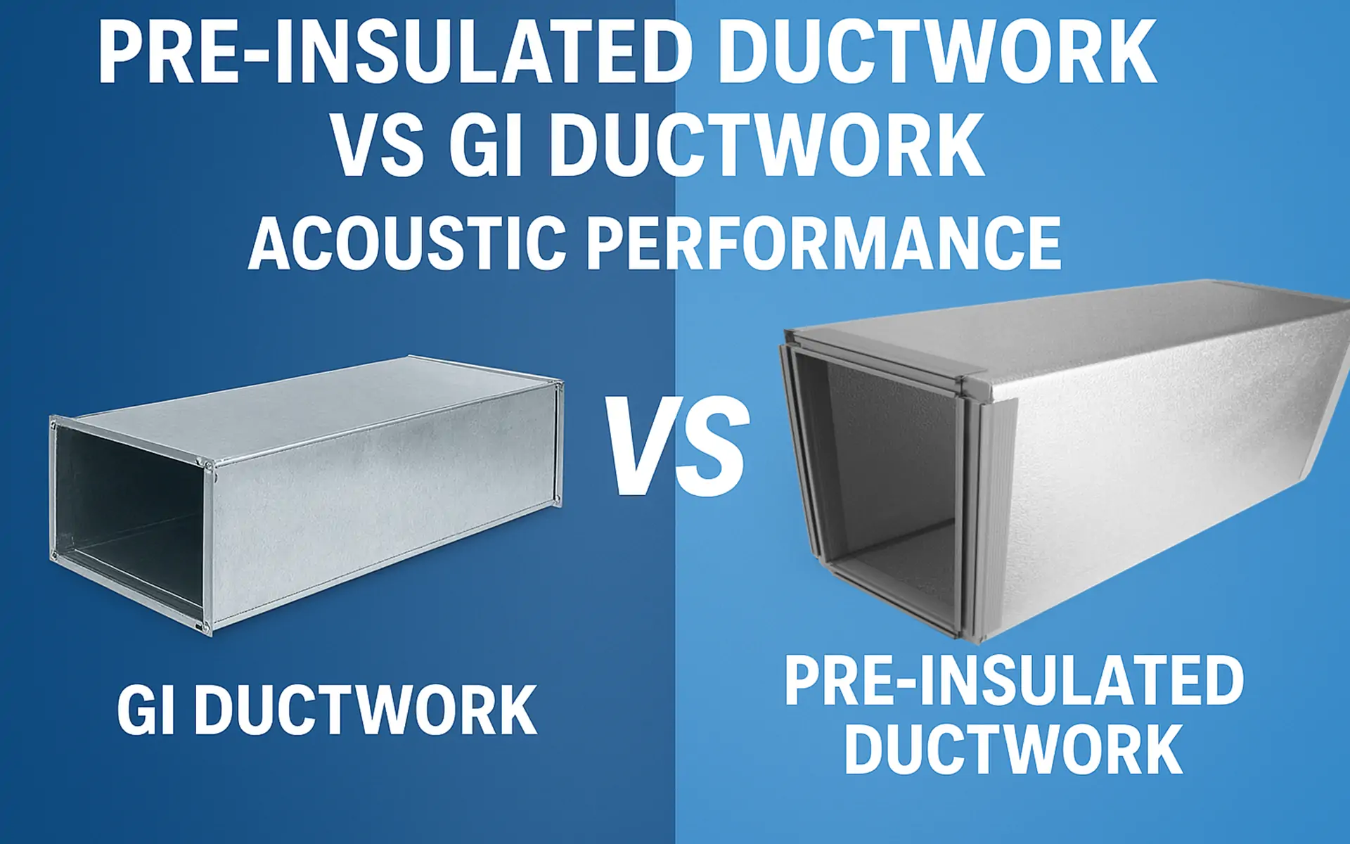 Pre-Insulated Ductwork vs GI Ductwork: Acoustic Performance - GFI
