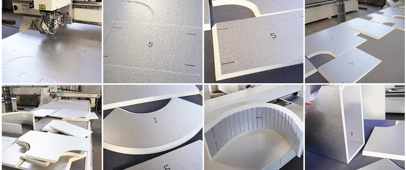 Automatic PIR PU Duct CNC Cutting Machine - GFI