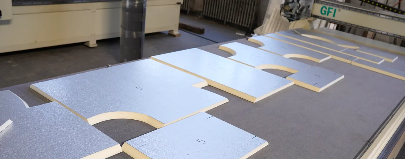 Automatic PIR PU Duct CNC Cutting Machine - GFI