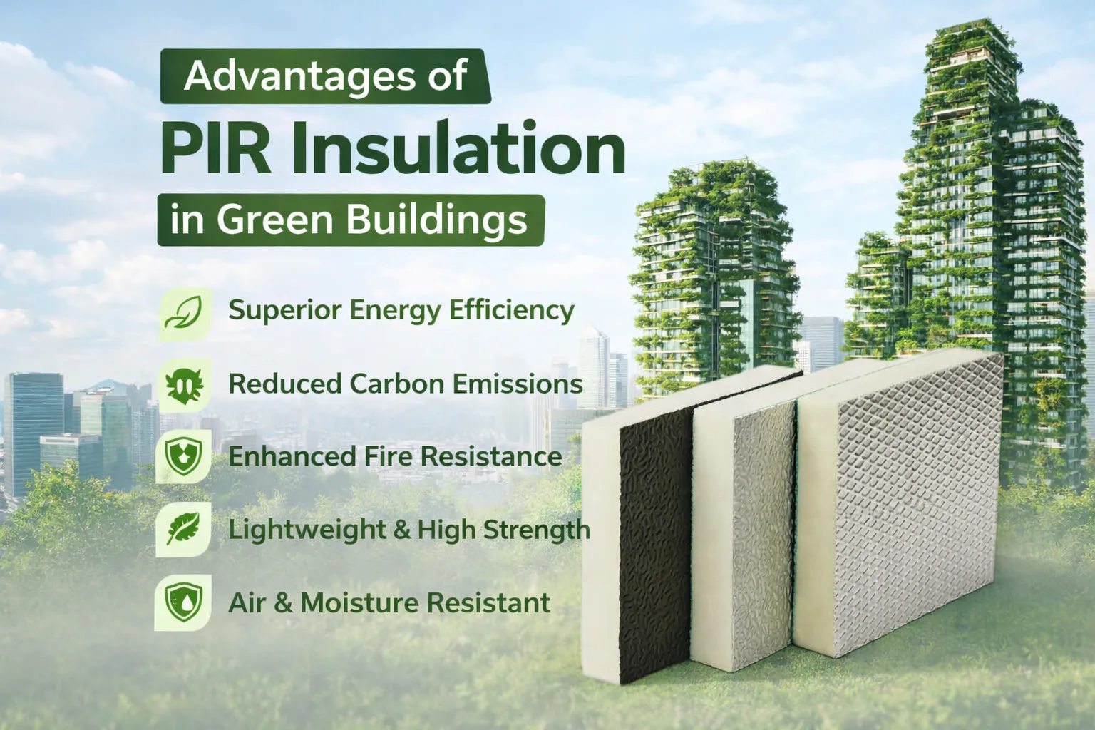 Advantages of PIR Insulation in Green Buildings